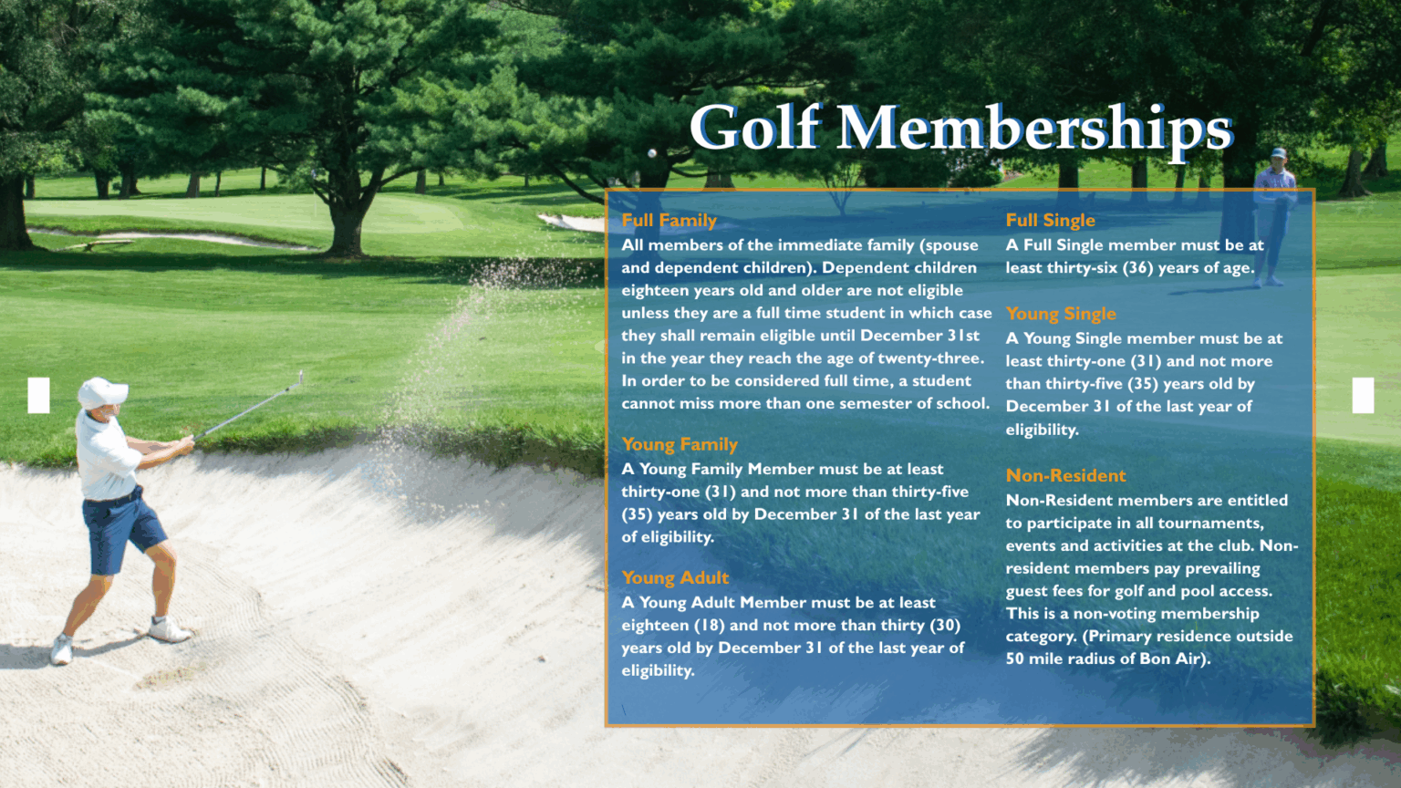 Membership - Bon Air Country Club